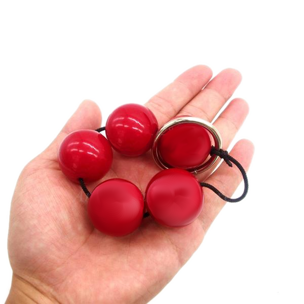 Daddy's Big Red Ben Wa Balls - Love Balls